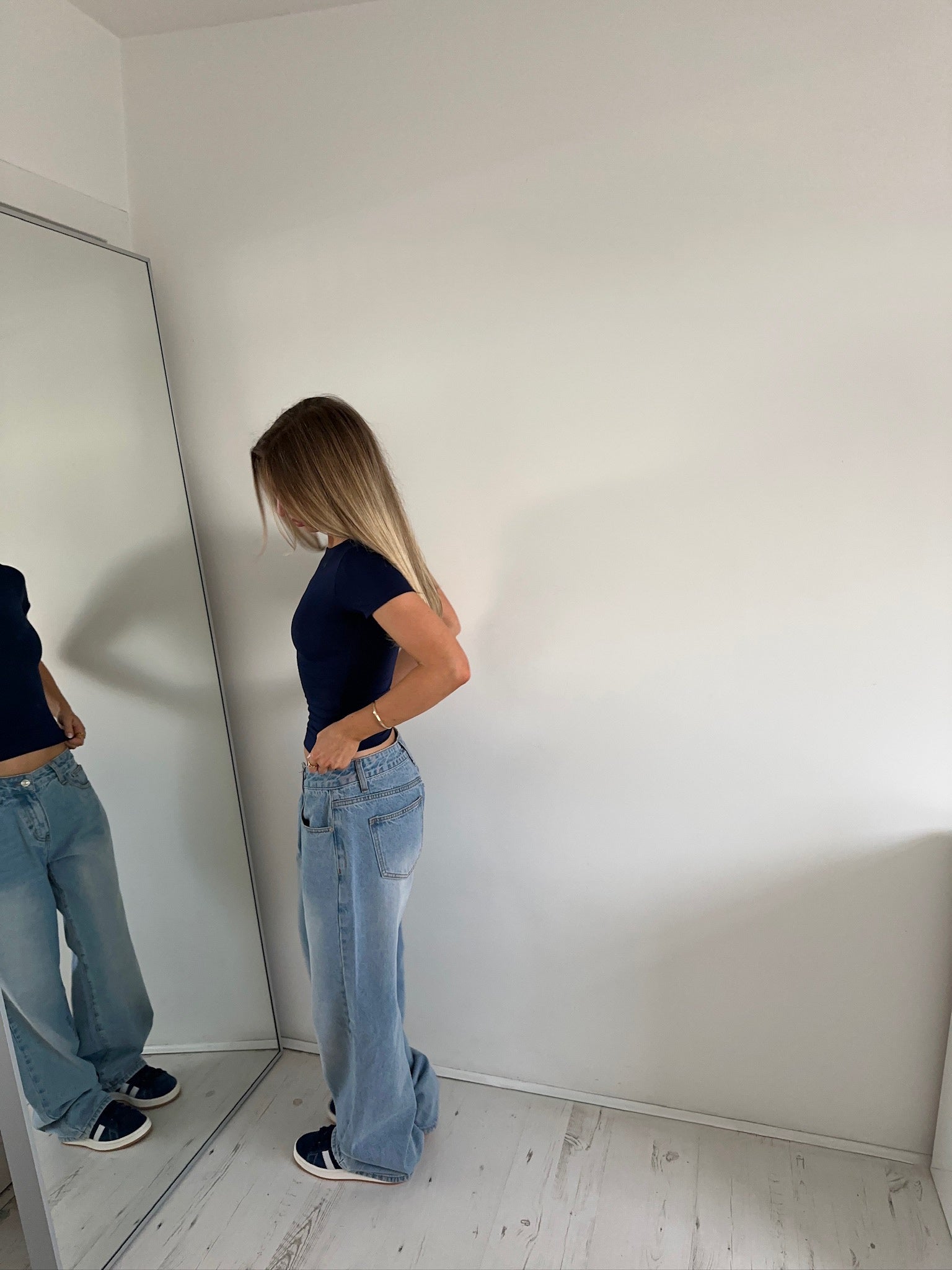 Bamboo Faye top (royal navy) – amaré